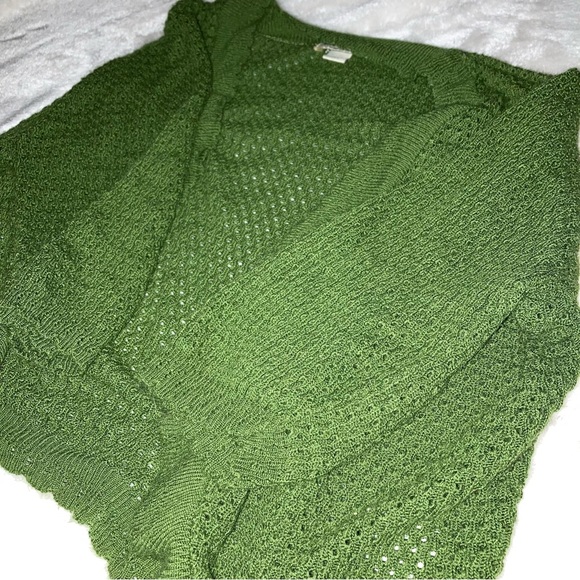 ONE WORLD | Sweaters | One World Live And Let Live Green Knitted ...